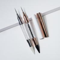 China Acrylic and Metal Dual Ended Rhinestone Crystals Studs Picker Wax Pencil Tool for Nail Art for sale