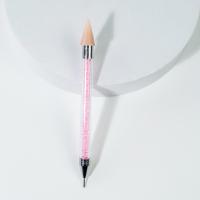 China 50g/pc Double Way Nail Art Picker Dotting Tools with Custom Magic Rhinestone Pen for sale