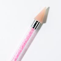 China 50g/pc Double Way Nail Art Picker Dotting Tools with Custom Magic Rhinestone Pen for sale