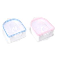 China New Nail Art Polish Remove Wash Soaker Tray Manicure Spa Tool Nail Soaking Soak Off Bowl for sale