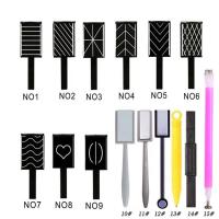 China Nail Painting Tool Magnetic Pen Double Head 3D Magnetic Cat Eye Gel Magic Magnet Stick for sale