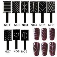 China Nail Painting Tool Magnetic Pen Double Head 3D Magnetic Cat Eye Gel Magic Magnet Stick for sale