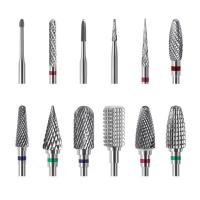 China High Quality Nail Drill Bits Tungsten Steel Grinding Head For Nail Gel Sharpener for sale