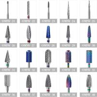 China High Quality Nail Drill Bits Tungsten Steel Grinding Head For Nail Gel Sharpener for sale