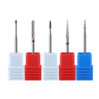 China High Quality Nail Drill Bits Tungsten Steel Grinding Head For Nail Gel Sharpener for sale