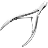 China Stainless Steel Double Fork Peeling Scissors Nail Treatment Tool for Callus Removal for sale