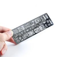 China Nail Art Transfer Steel Plate with Retro Butterfly Petal Design Eco-friendly and Durabl for sale