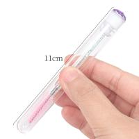 China Synthetic Hair Plastic Handle Blue Disposable Mascara Lash Wand Tubes for Eyelash Brush for sale