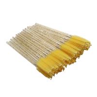 China Nylon Hair Plastic Handle Disposable Eyelash Brush Cleaner Holder with Free Design for sale
