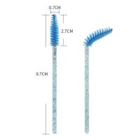 China Nylon Hair Plastic Handle Disposable Eyelash Brush Cleaner Holder with Free Design for sale
