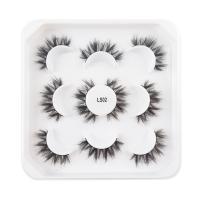 China New Private Label fluffy 3d 15-25mm vegan mink lashes 25mm full strip faux mink eyelashes wholesale for sale