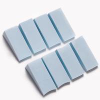 China Triangle Spongy Nail Gradient Color Stamping Sponges Set with 3D Image Coloring Stamp for sale