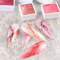 China Nail Salon DIY Mixed Color Pearlescent Watercolor Solid Pigments Paint for Nails for sale