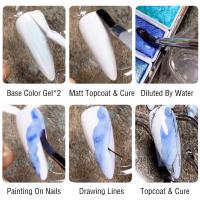 China Nail Salon DIY Mixed Color Pearlescent Watercolor Solid Pigments Paint for Nails for sale