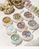 China 8 Boxes Irregular Iridescent Nail Sequins Flakes Set for Nails Art Manicure Tips for sale