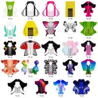 China Top Quality Manicure Tools Custom Logo 500 pcs Butterfly French Acrylic Nail Forms Roll for sale