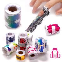 China UV Gel Butterfly Nail Tip Extension Form 100 Pcs/Pack Paper Trays featuring Custom Logo for sale