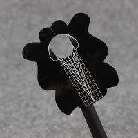 China High Quality Acrylic OEM Logo Reusable Nail Form Custom Logo for sale