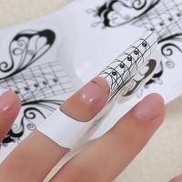 China Sticky Strong Glue UV Gel Acrylic Extra Long Extension Nail Forms for sale