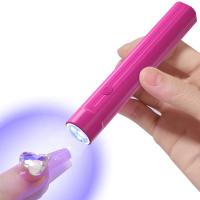 China Whole Sale Mini Hand Held UV LED Lamp Nail Gel Polish Fast Curing Dry Nail Lamp for sale