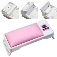 China New Popular Pedicure Manicure Dryer Tool Nail Pillow Arm Cushion Rest Set 72W Gel UV Curing LED Nail Polish Kit Lamp for sale