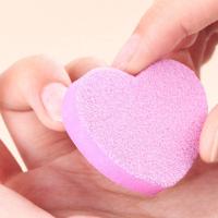 China Hot Selling Mini Nail Buffer Double Sided Heart Shape Cheap Sponge Nail File for sale