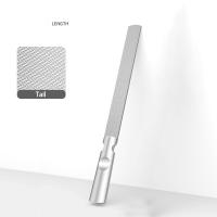 China New Design Hotsell Metal Nail File 180 240 Custom Logo Durable Stainless Steel Nail File For Daily Trim Nail for sale