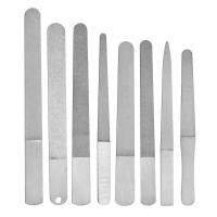 China Professional Supplier Private Label Custom Logo Low MOQ Steel 80 100 150 180 240 Grit Nail File With Logo for sale