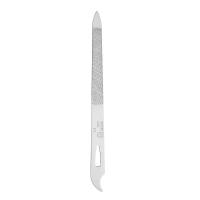 China Wholesale New Arrival Design Reusable Stainless Steel Nail File Custom Logo 80 80 Metal Nail File for sale