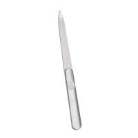 China Wholesale New Arrival Design Reusable Stainless Steel Nail File Custom Logo 80 80 Metal Nail File for sale