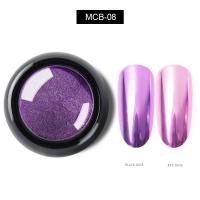 China Factory Price 12 Colors Chrome Pigment Nail Art Powder Mirror Effect Color Shifting Mirror Powder For Nails for sale