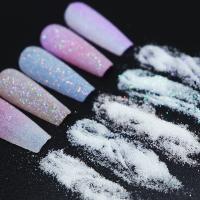 China Wholesale Colorful Diamond Shinny Dust Powder Sugar Nail Candy Sweet Nail Art Pigment Glitter Rainbow Powder Nail for sale