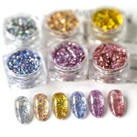 China Nail Supply Sparkling Glitter Powder Solvent Resistance Glitter Holographic Glitter Wholesale for sale