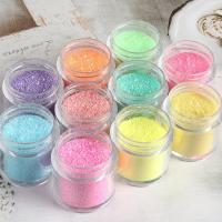 China Factory Sugar Nail powder Candy Sweet Nail Art Pigment Glitter Colorful Rainbow Diamond Dust Powder For Nail for sale