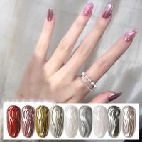 China Wholesale Factory Chrome Manicure Nail Art Decorations Magic Effect Holographic Glitter Dust Layer Mirror Powder for sale