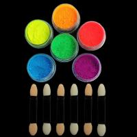 China Nail Beauty Products 2023 Trend Fluorescent Pigment Mica Powder for Mica Powder Resin for sale