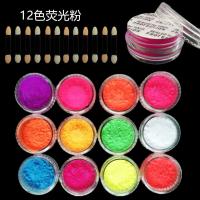 China Nail Beauty Products 2023 Trend Fluorescent Pigment Mica Powder for Mica Powder Resin for sale