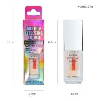 China 2023 Wholesale New Trend Private Label Aurora Mirror Nail Liquid Magic Chrome Nails Mirror Powder for sale