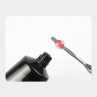 China Acrylic UV Gel Extension Brush Dual-Ended Nail Spatula Brush Poly Gel Pusher Tool for sale