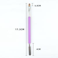 China Factory Direct Sales 5 Colors Nail Pen 2 In 1 Painting Brush Gel Nail Art Brush for sale