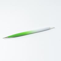 China Superior Quality Gradual Change Plastic Handle And Silicone Metal Hair Nail Art Brush for sale