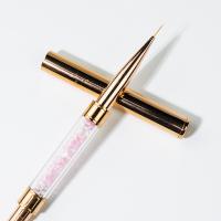 China Acrylic Diamond Handle and Nylon Hair Two-side Nail Art Brush Shipment to Worldwide for sale