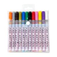 China 12 Colors Nail Graffiti Pen Fashionable Style for Easy and Smooth Nail Art Application for sale