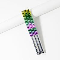 China Top Design Gradient Color Metal Handle Kolinsky Germany Acrylic Nail Art Brush for sale