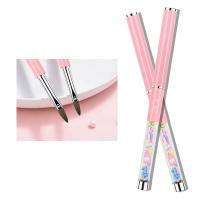 China Private Label Nail Brush 100% Pure Kolinsky #8 Brush Kolinsky Brush for Acrylic Nails for sale