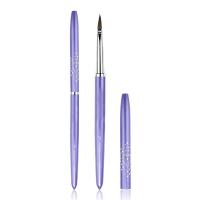 China Wholesale Custom Logo #2 100% Soft Pure Kolinsky Brush for Acrylic Nails for sale