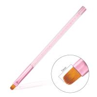China Hot Sale Accept Customized Size Acrylic Handle Gel Nail Pen Nail Polish Tool Art Brush Set for sale