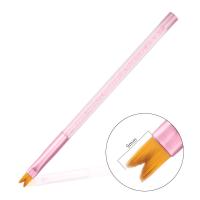 China Hot Sale Accept Customized Size Acrylic Handle Gel Nail Pen Nail Polish Tool Art Brush Set for sale