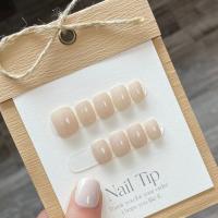 China Wholesale Handmade Press On Nails Acrylic Luxury Rhinestones Short Press On Nails for sale