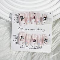 China OEM Popular Design Factory Quality Fake Gel Nails Press On 10 Tips Handmade Artificial Fingernails for sale